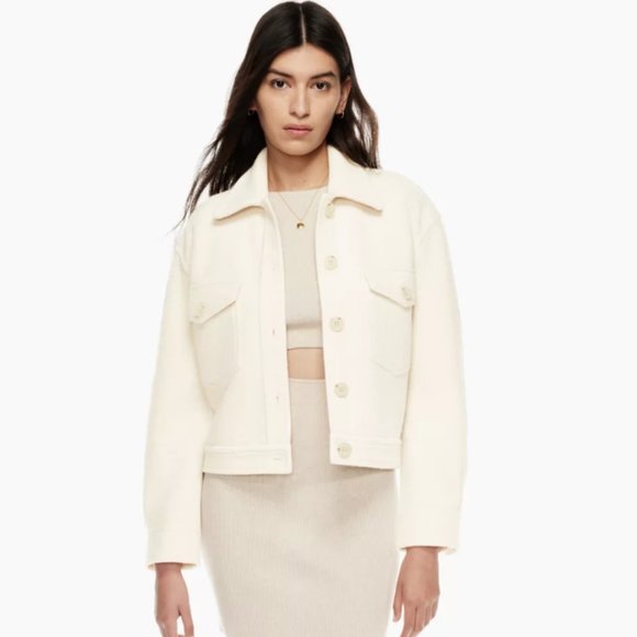 Aritzia | Jackets & Coats | Nwot Wilfred Free Autumn Shirt Jacket ...